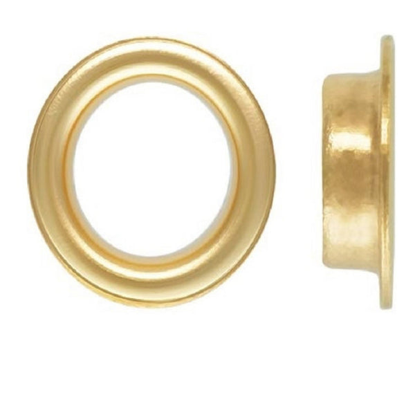 14K Gold bead inserts - grommets - Printbling